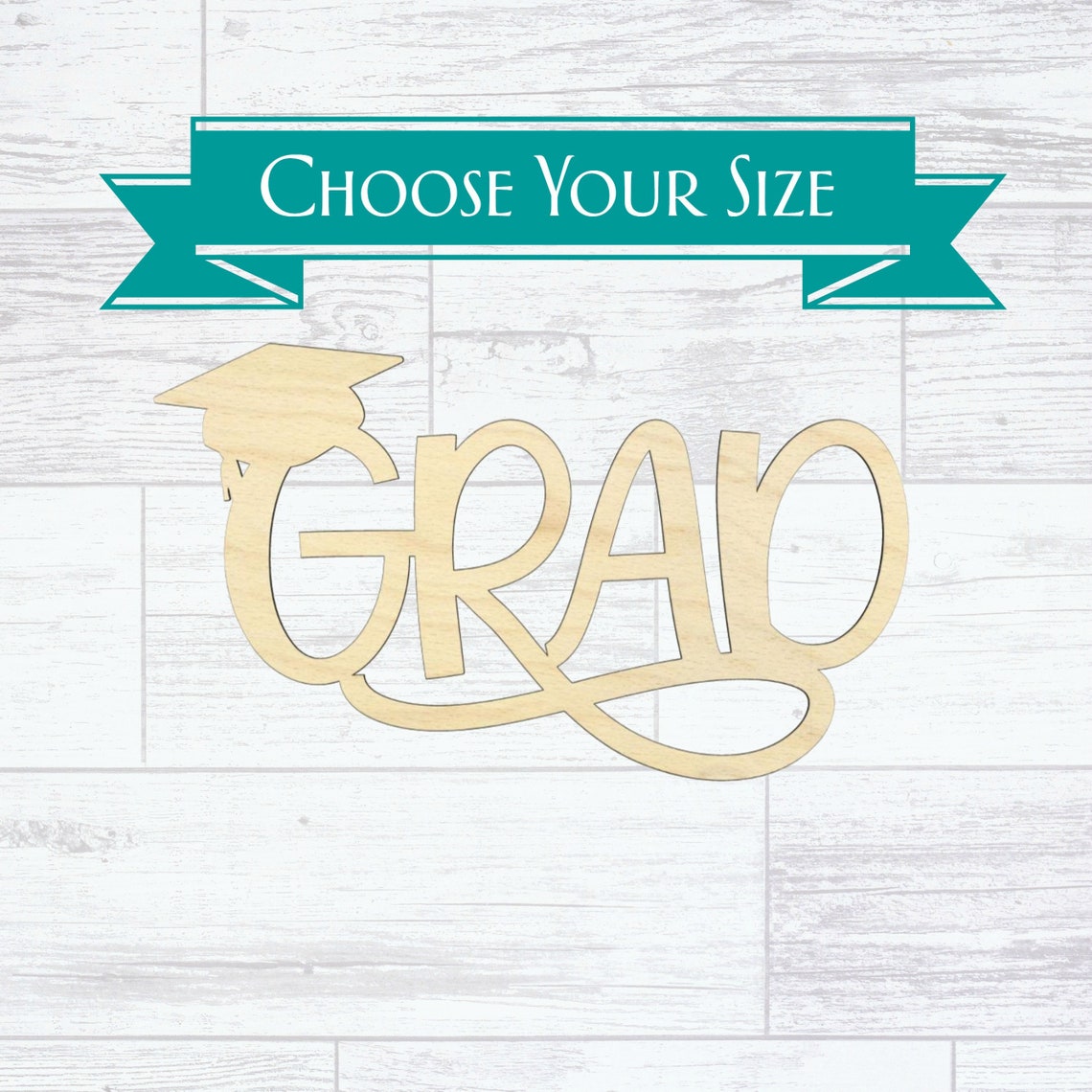 Grad Sign Wood Cutout - Laser Cut Shape - Class of 2020 Graduation ...
