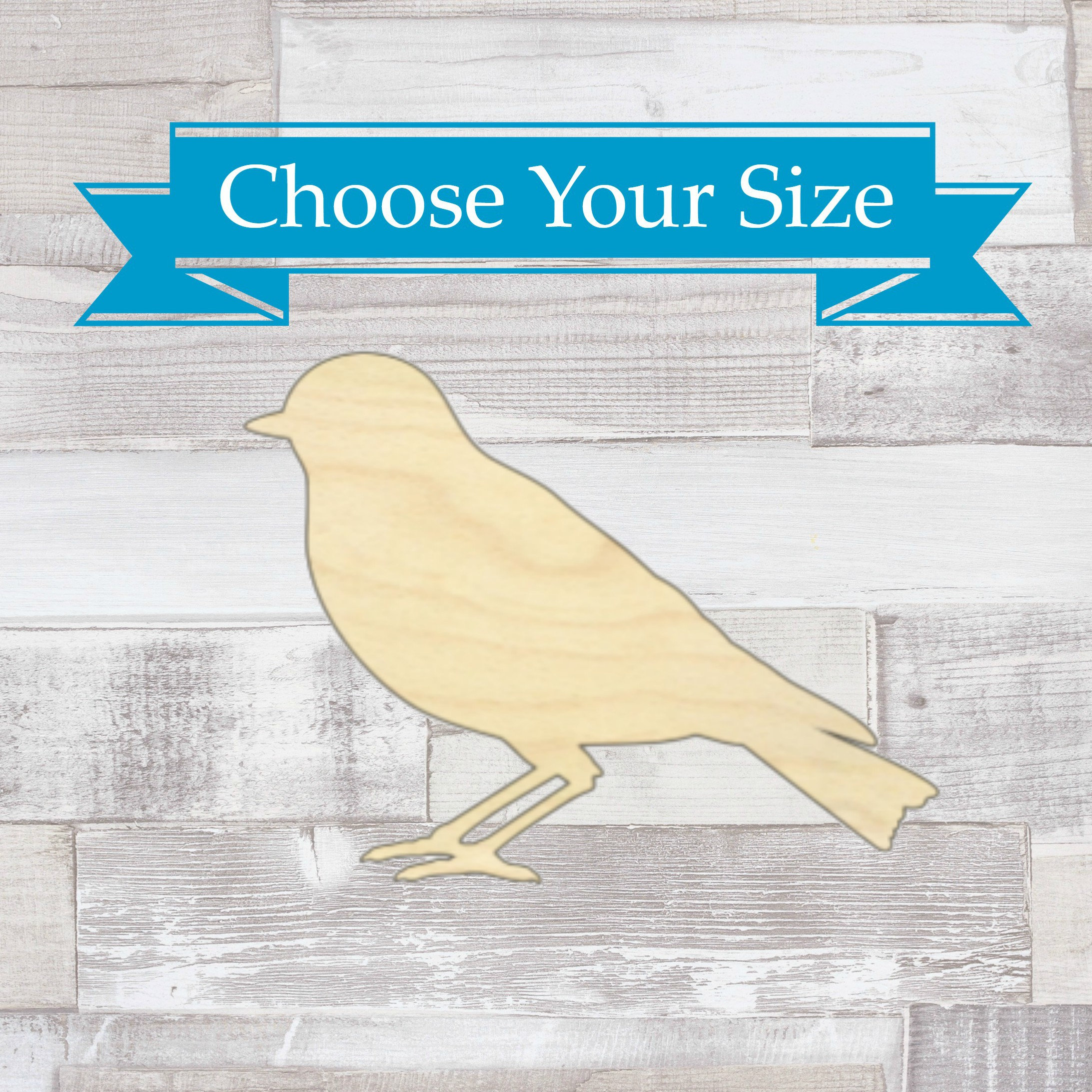 Sparrow Wood Cutout Laser Cut Bird Shape Multiple Sizes | Etsy