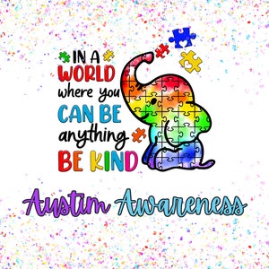 20 Oz Autism Awareness Tumbler|full Wrap Tumbler|sublimation Designs ...