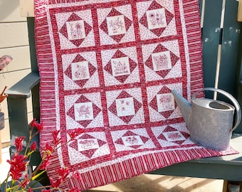 Friendship's Garden Quilt Machine Embroidery Pattern Download - Etsy