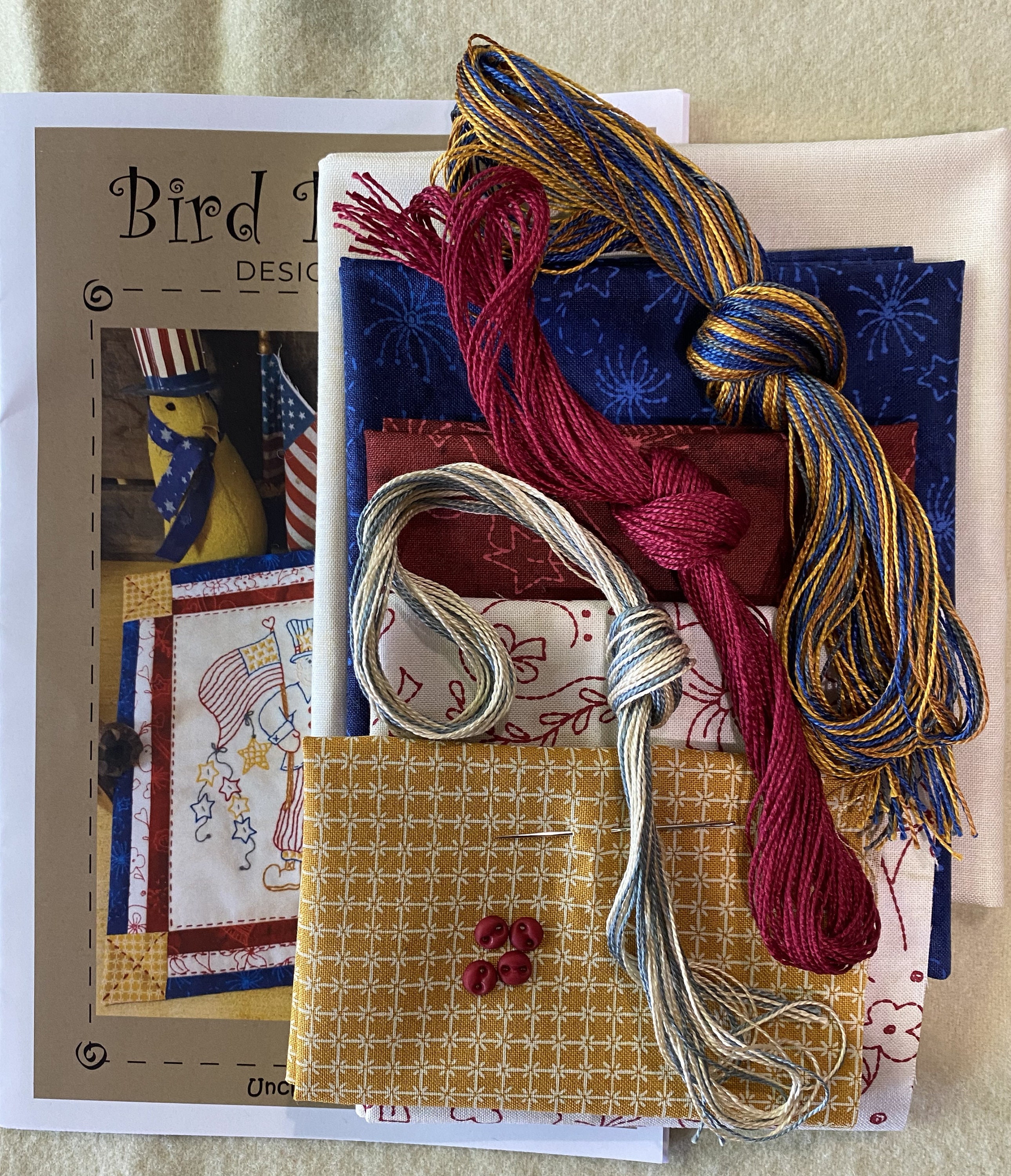 Uncle Sam - Hand Embroidery Kit - Etsy