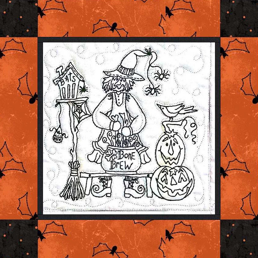A Coven of Witches Quilt - Hand Embroidery Pattern - Download - Etsy