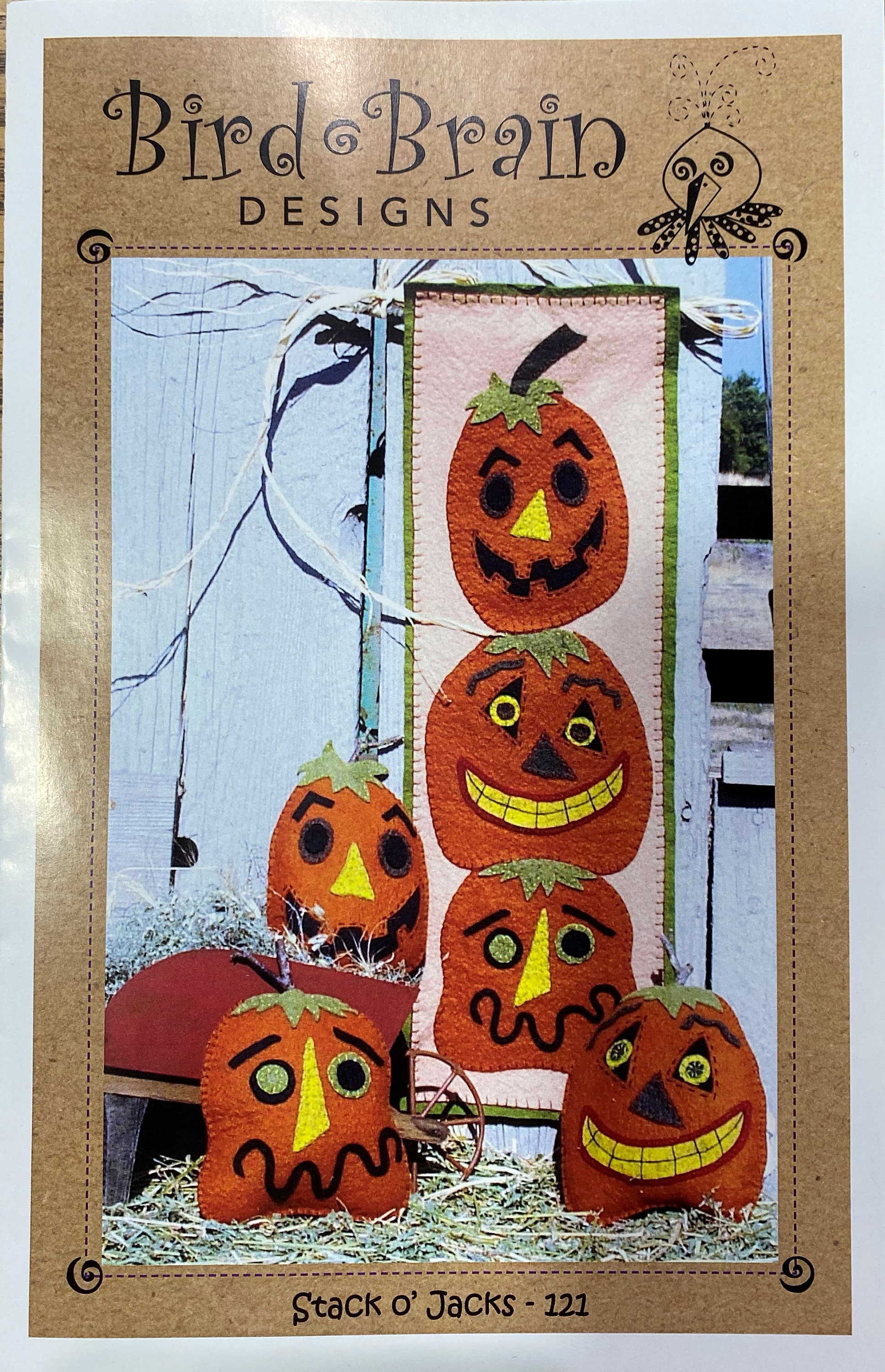 Stack O Jacks Wall Hanging Wool Applique Kit - Etsy