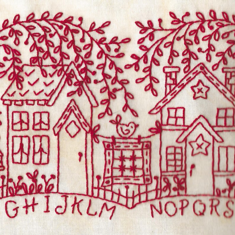 Neighborhood ABC - Hand Embroidery Pattern - Download - Etsy