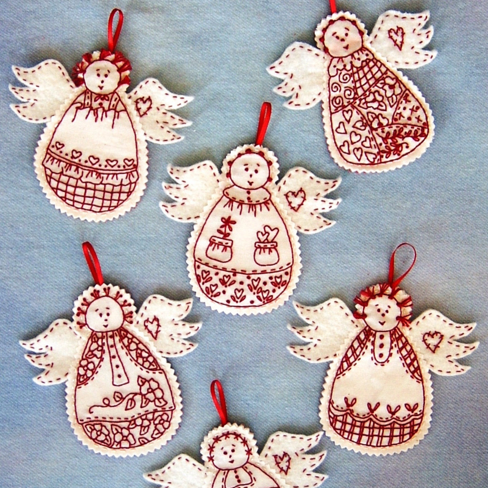 Guardian Angels - Hand Embroidery Pattern - Download - Etsy