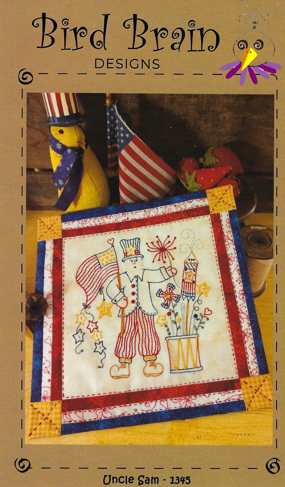 Uncle Sam - Hand Embroidery Kit - Etsy