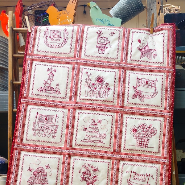 Embroidery Quilt - Etsy