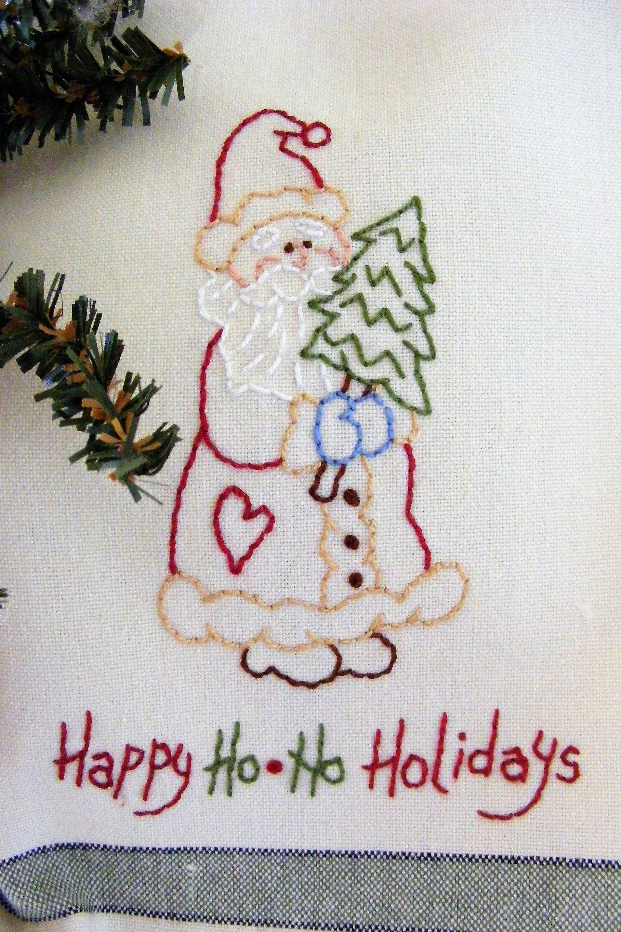 Happy Ho*ho Santa - Hand Embroidery Pattern - Etsy