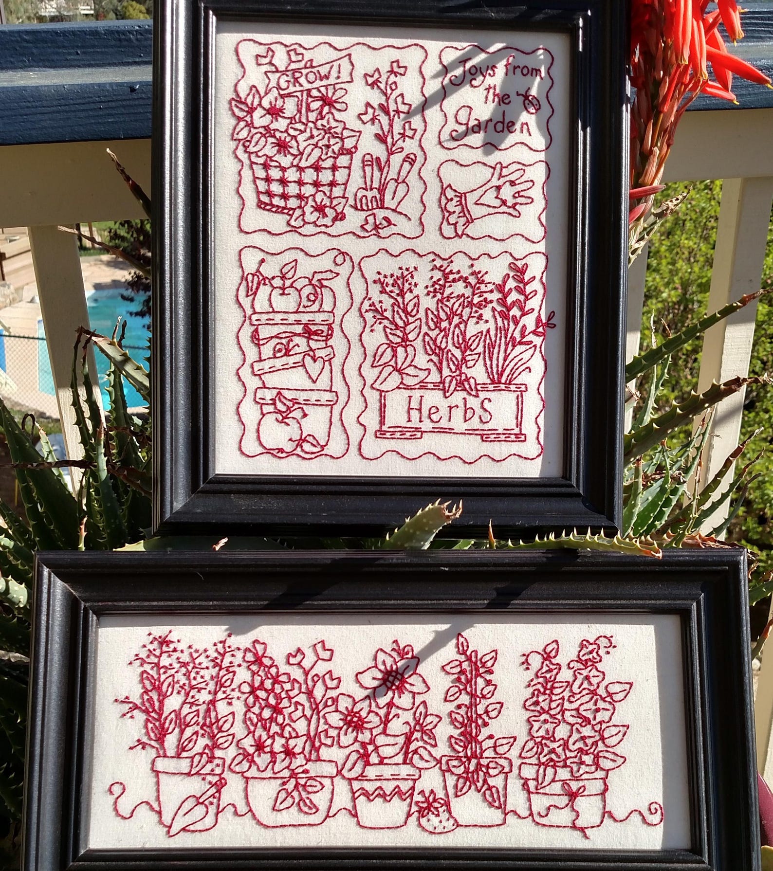 Joys From the Garden - Hand Embroidery Pattern - Download - Etsy