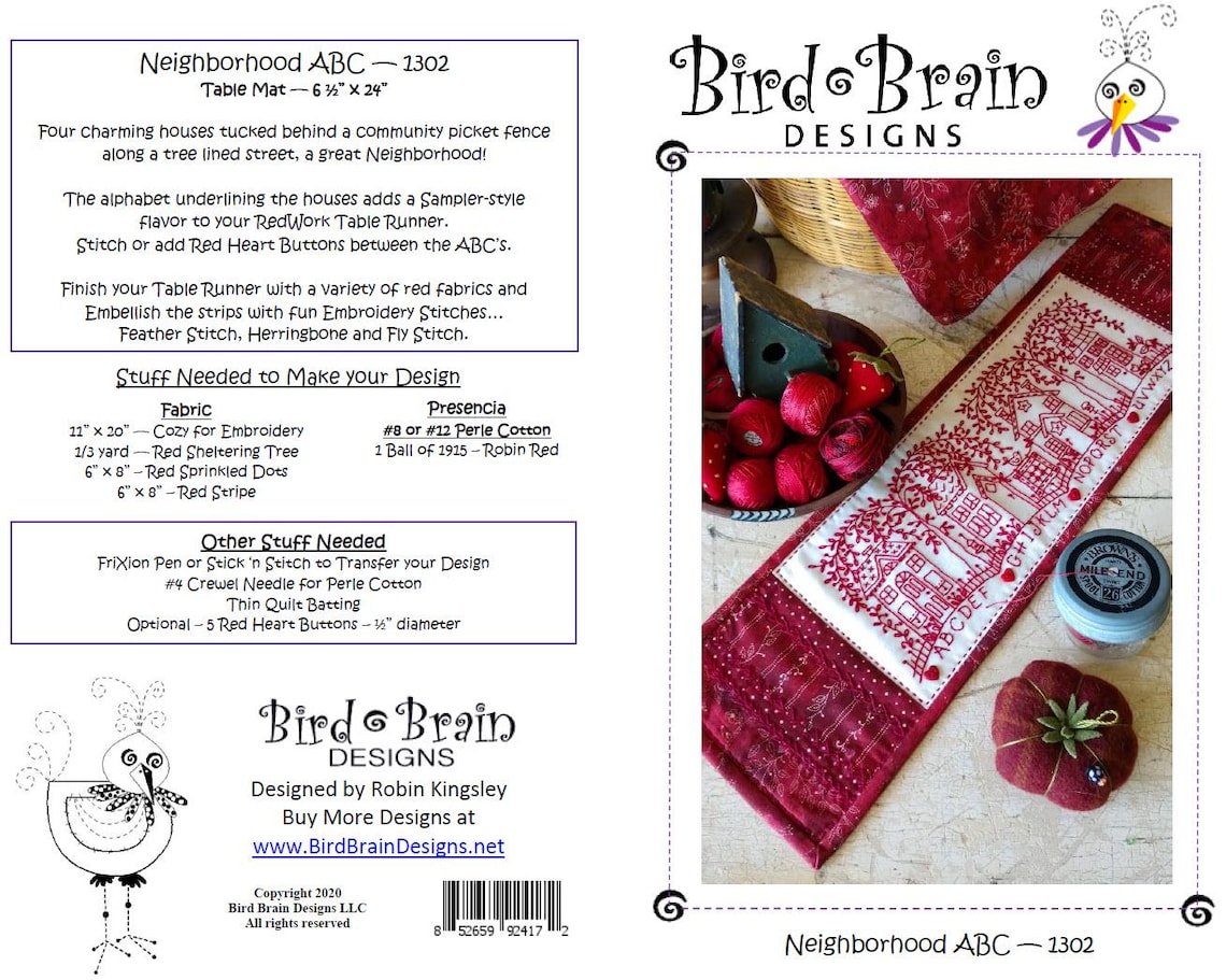 Neighborhood ABC - Hand Embroidery Pattern - Download - Etsy
