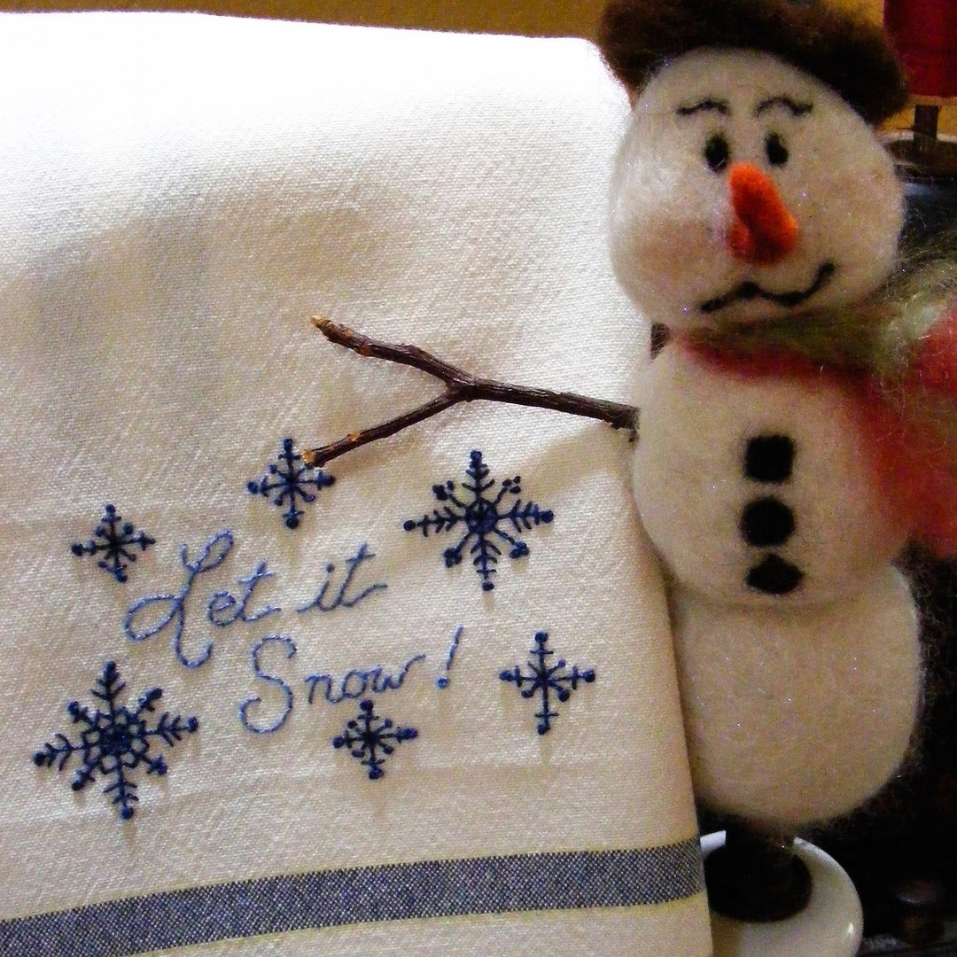 Let It Snow! - Hand Embroidery Pattern - Etsy