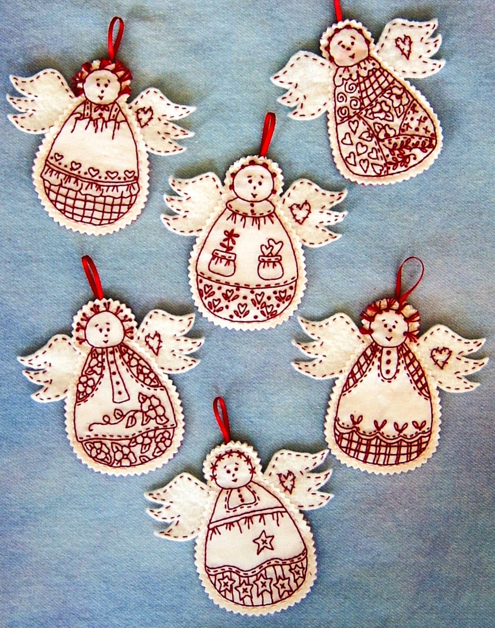 Guardian Angels - Hand Embroidery Pattern - Download - Etsy