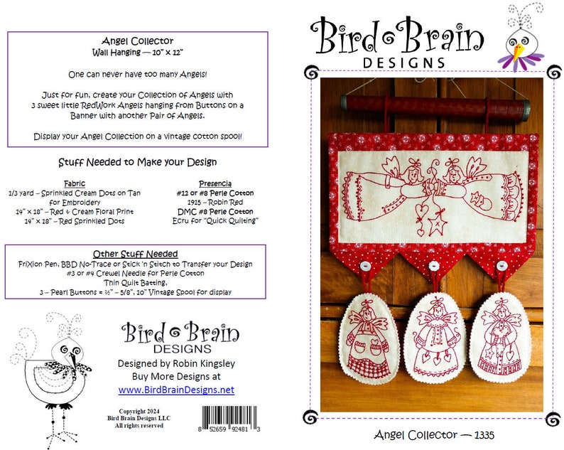 Angel Collector - Hand Embroidery Pattern - Download - Etsy