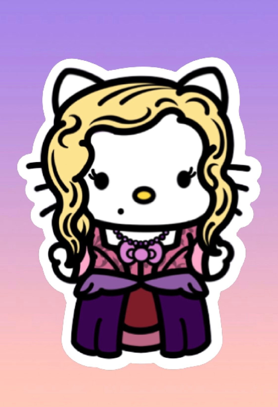 Hocus Pocus X Hello Kitty Collab Sticker Set! Sanderson Sisters You Get ...