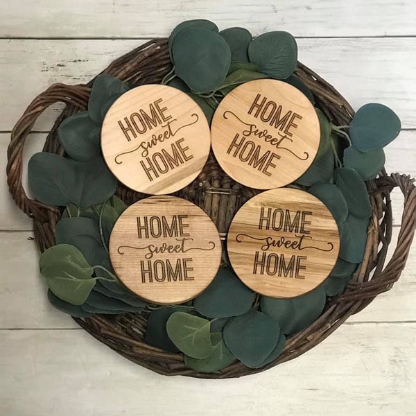 Home Sweet Home Coaster - Etsy