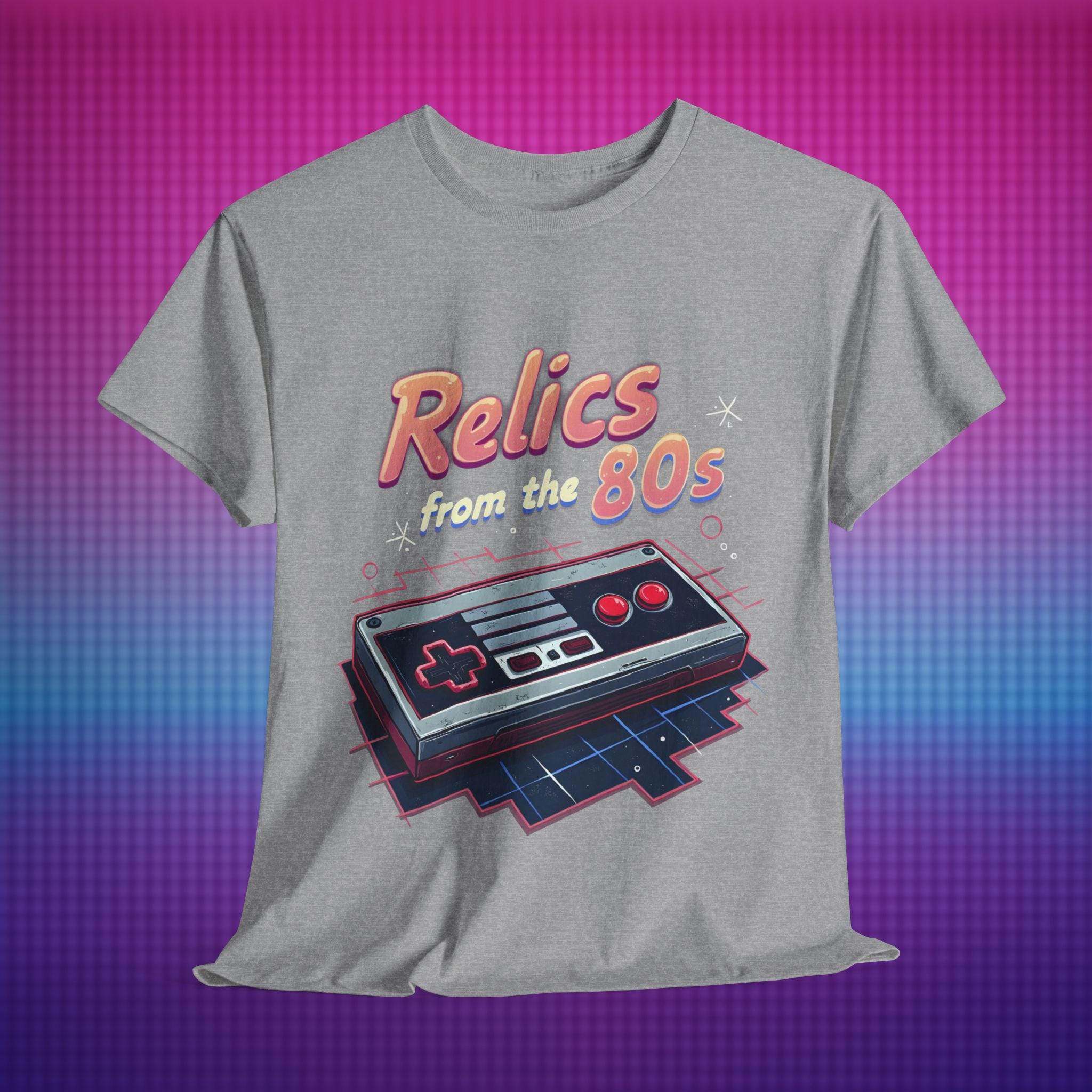 Relics From the 80s T-shirt - Retro Gaming Tee | Vintage Gamer Gift ...