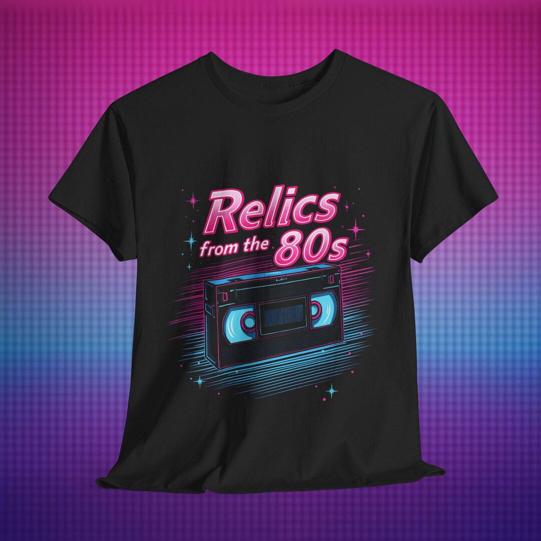 Relics From the 80s VHS Tape T-shirt - Retro Video Tape Tee | Vintage ...