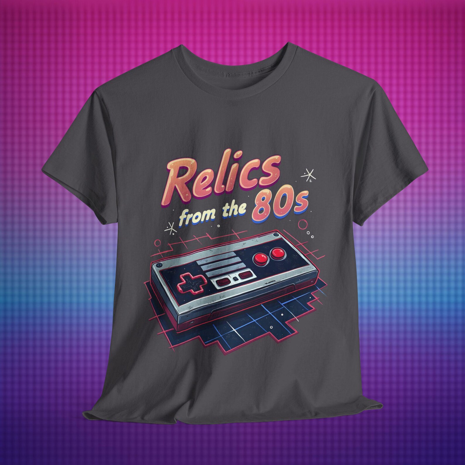 Relics From the 80s T-shirt - Retro Gaming Tee | Vintage Gamer Gift ...