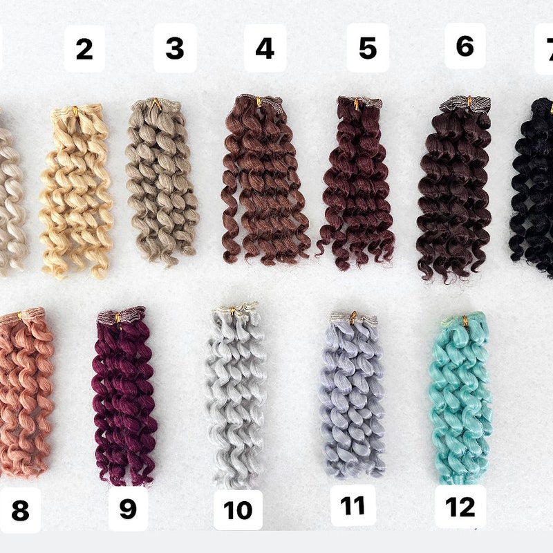 Curly Doll Hair - Etsy