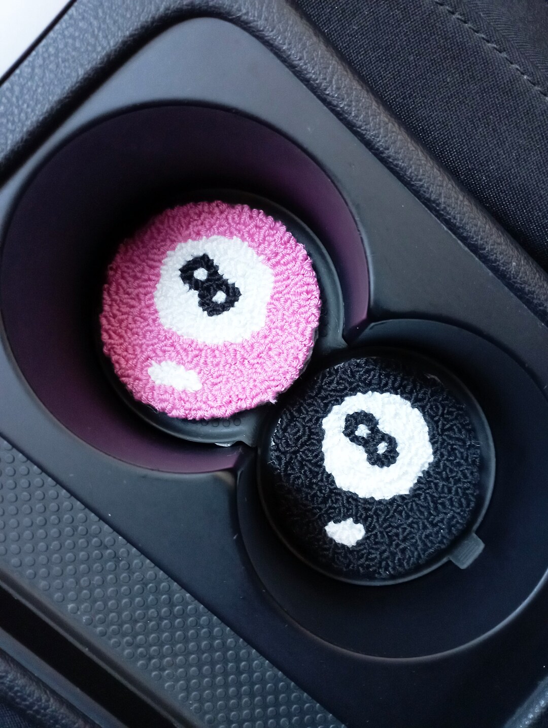Handmade Magic 8 Ball Car Coasters, Set of 2. - Etsy