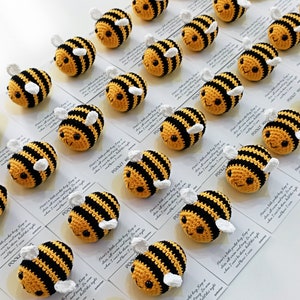 Crochet Bee, Pocket Hug Bee, Handmade Crochet Hug Gift, Miss You Gift ...