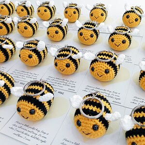 Crochet Bee, Pocket Hug Bee, Handmade Crochet Hug Gift, Miss You Gift ...
