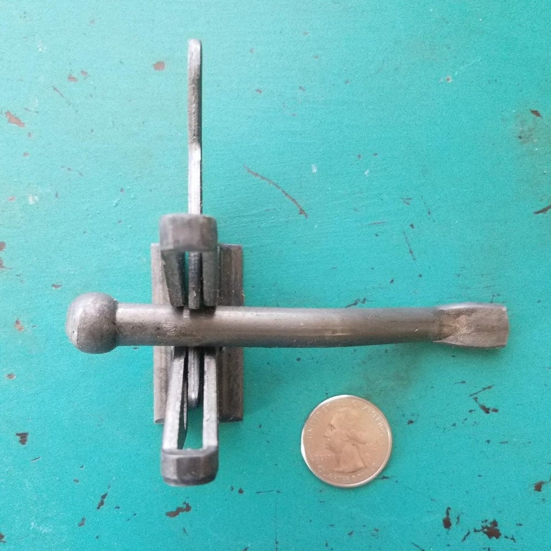 Gate Latch Weldable Steel Gate Latch Ornamental Iron Lockable - Etsy