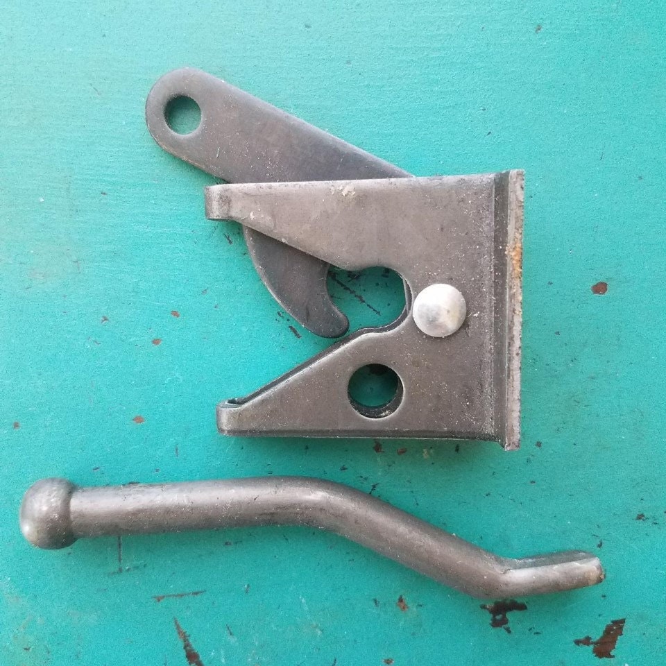 Gate Latch Weldable Steel Gate Latch Ornamental Iron Lockable - Etsy