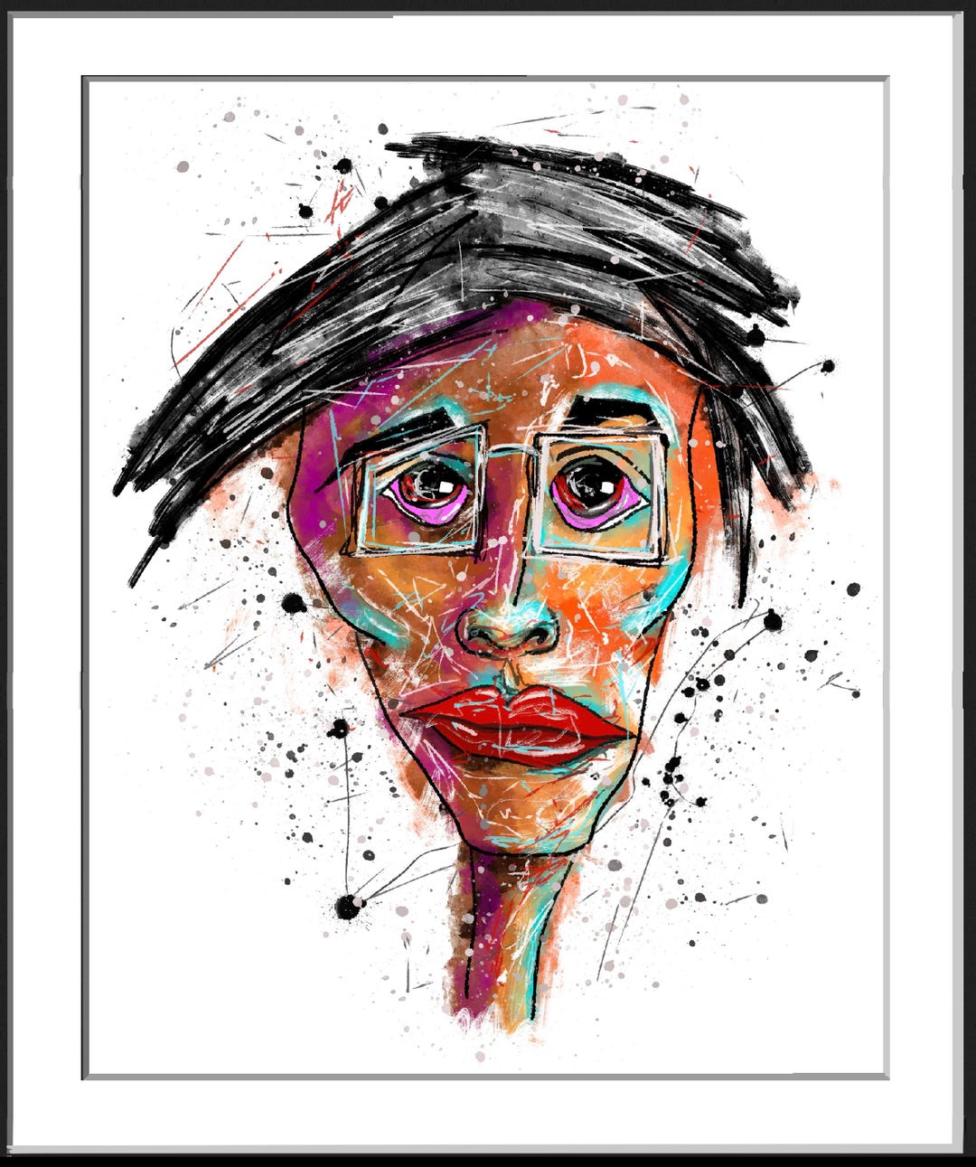 Stylized Cartoon Portrait | Cartoon Art | Face Art | Downloadable Face ...