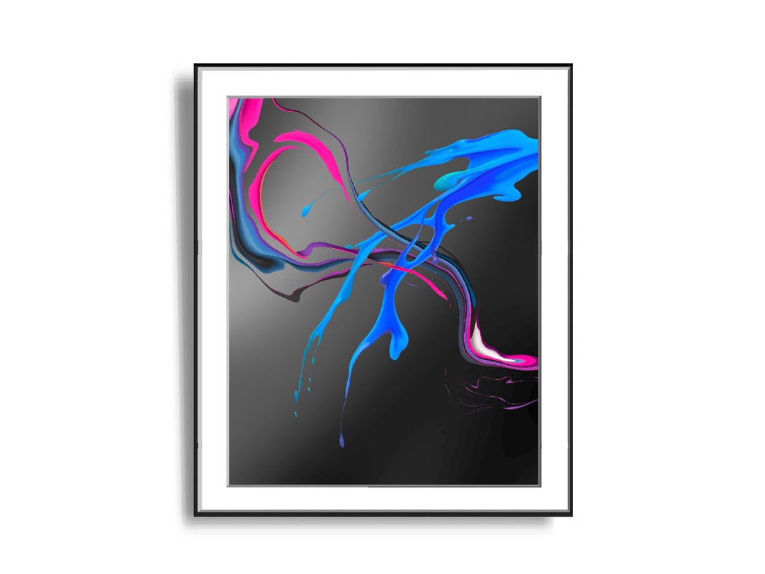 Fluid Art | Flow Art | Abstract Flow Art - Etsy