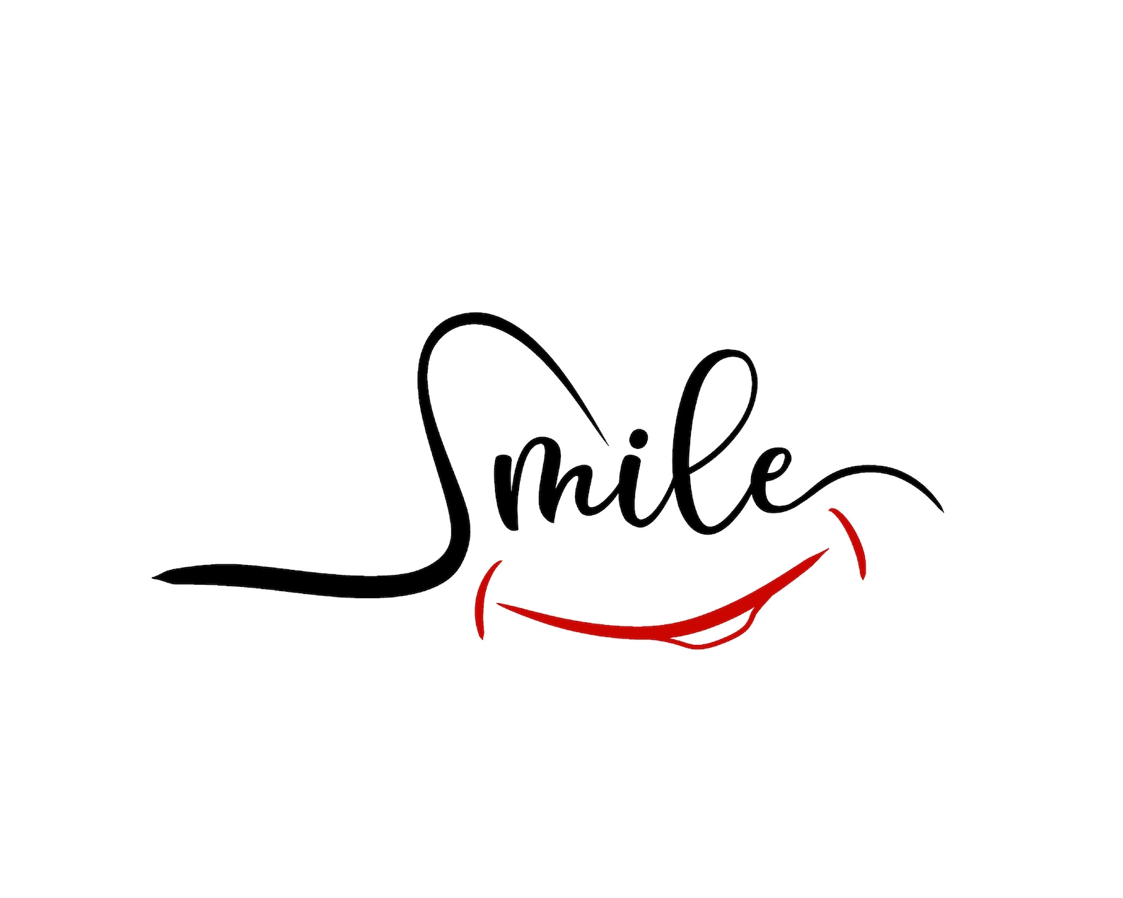 Printable Inspirational Smile Text Print | Wall Art | Smiles | Happy ...