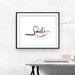 Printable Inspirational Smile Text Print | Wall Art | Smiles | Happy ...
