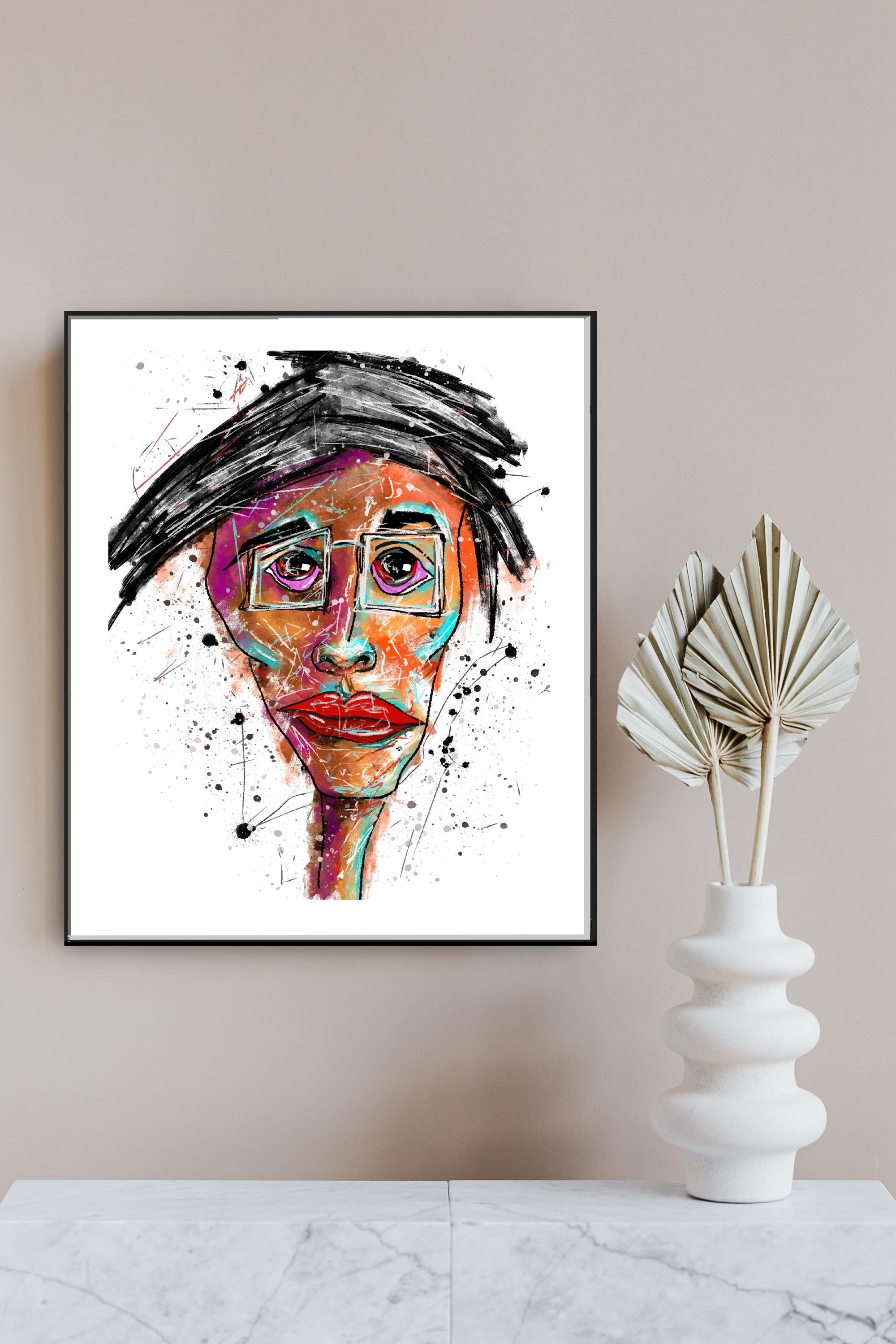 Stylized Cartoon Portrait | Cartoon Art | Face Art | Downloadable Face ...