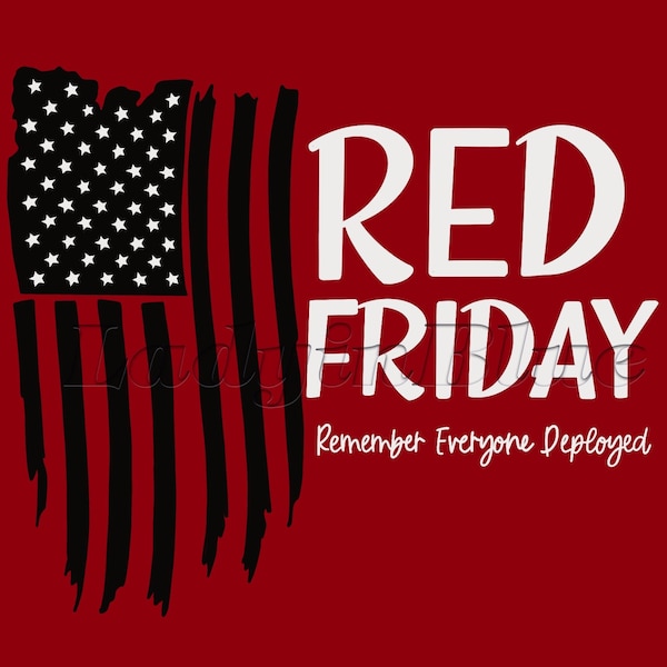 Red Friday Svg - Etsy