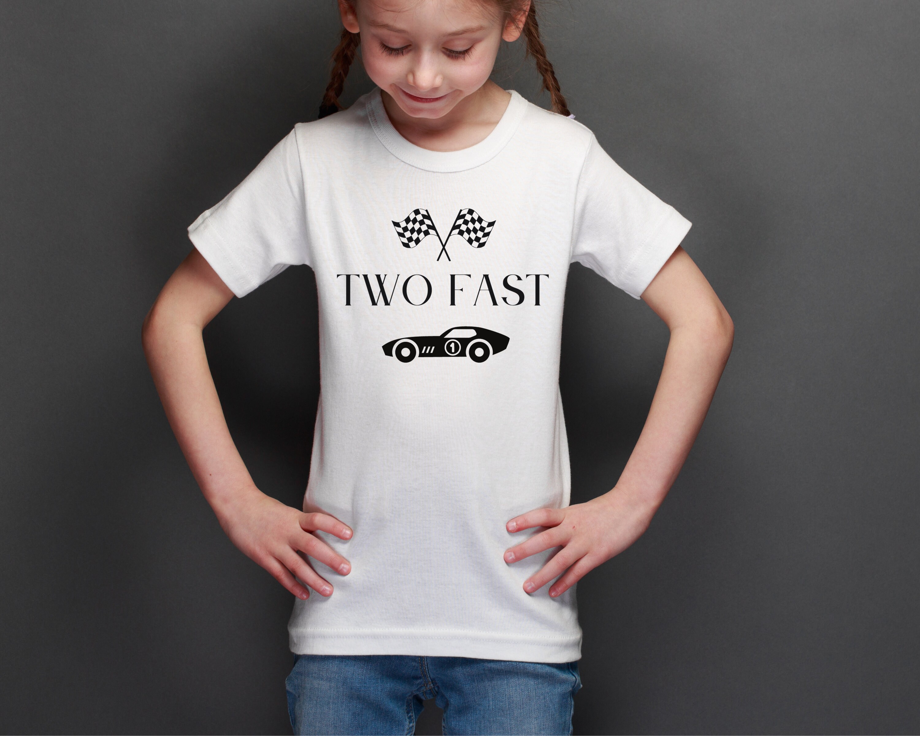 Two Fast SVG Race Flag SVG Two Fast 2nd Birthday Tshirt Two - Etsy ...