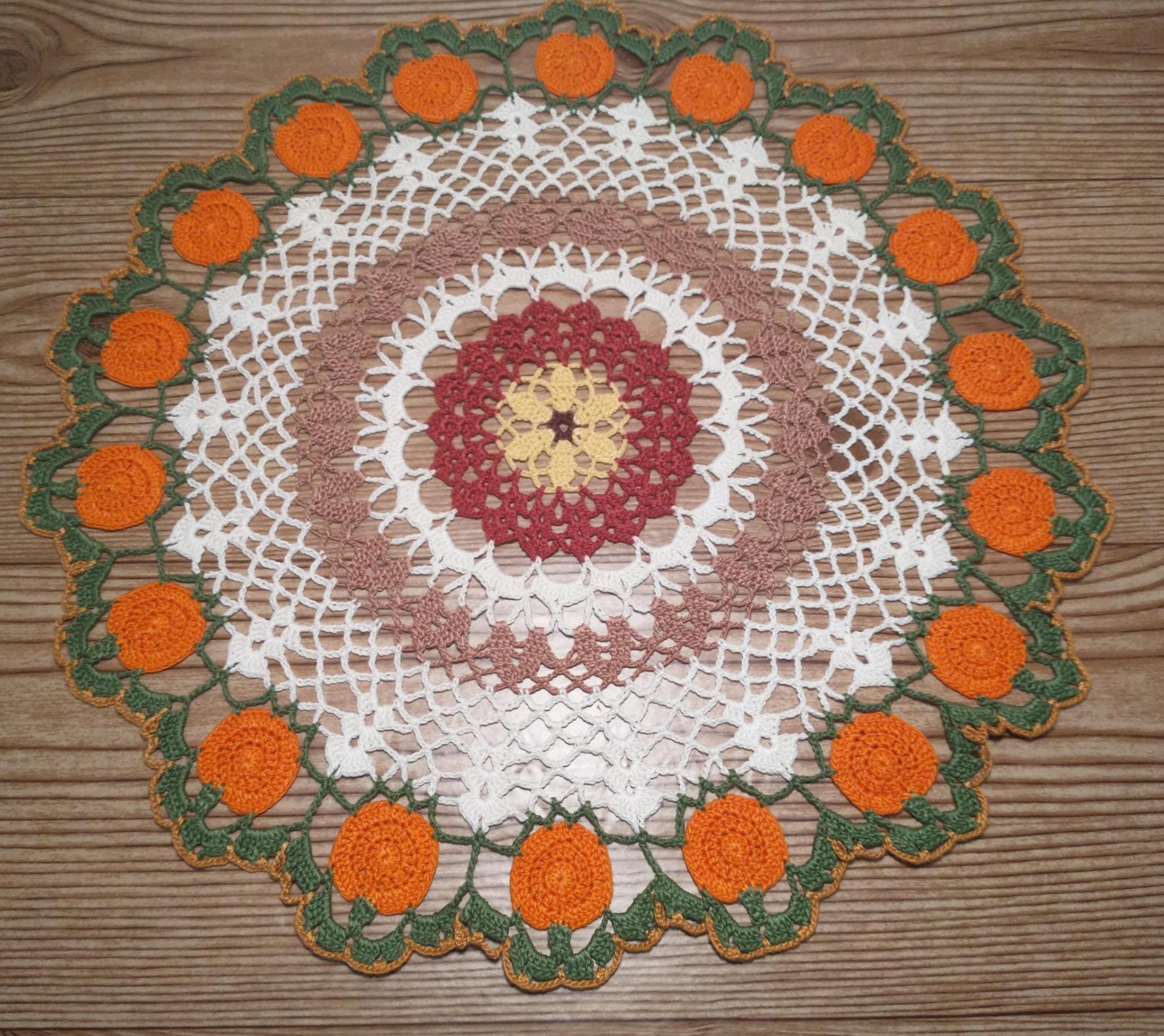 Crochet Thanksgiving Doily - Etsy