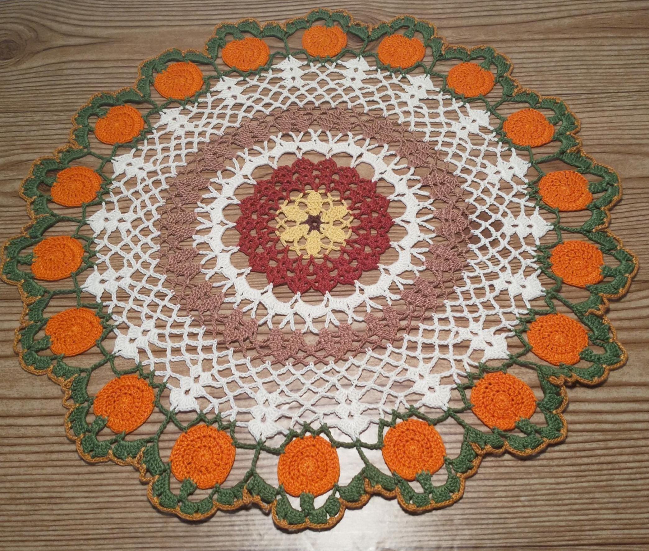 Crochet Thanksgiving Doily - Etsy