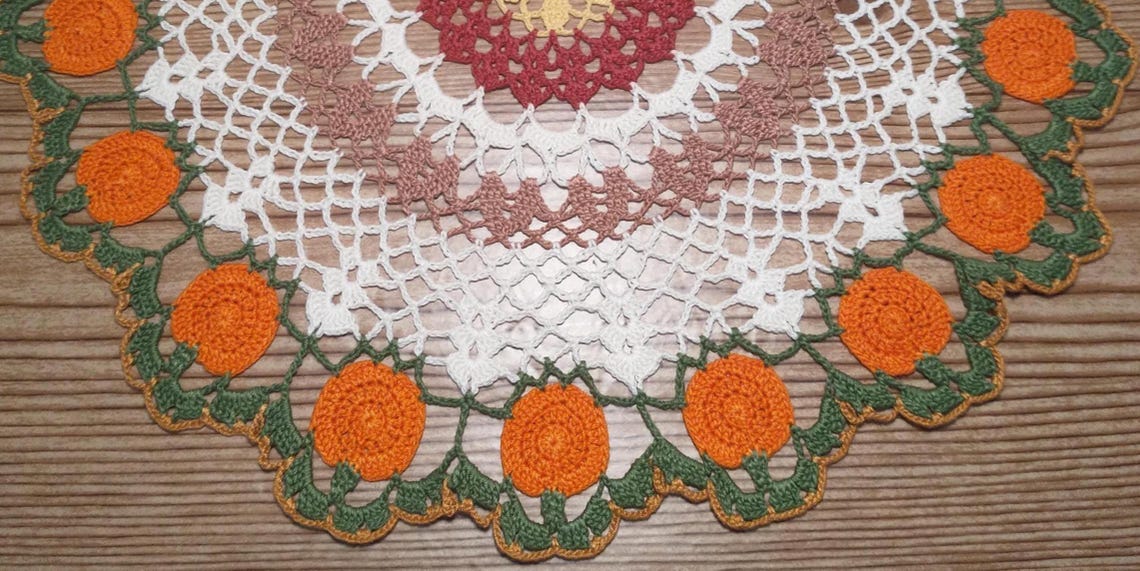 Crochet Thanksgiving Doily - Etsy
