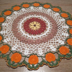 Crochet Thanksgiving Doily - Etsy