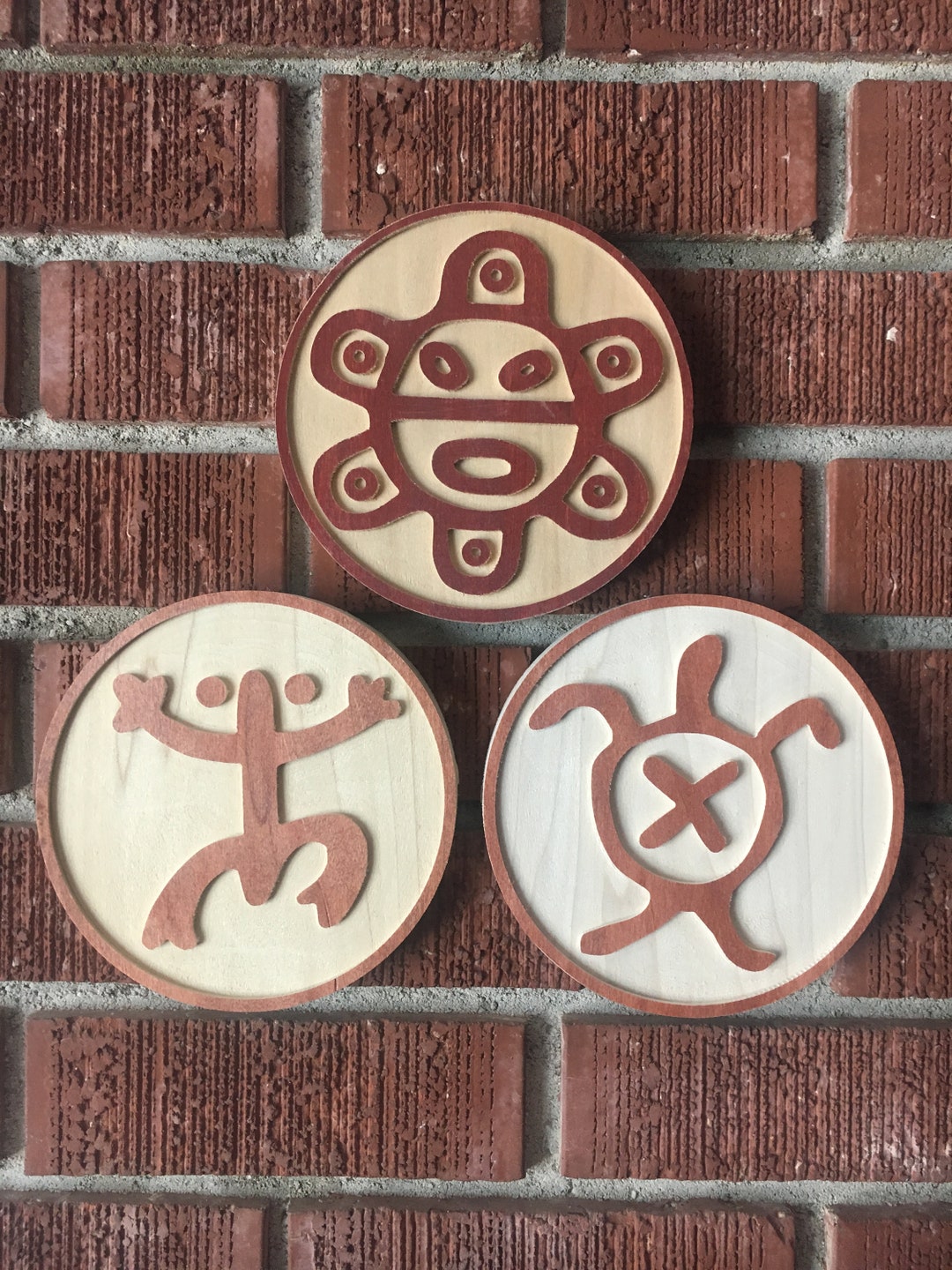 Taino Wooden Plaque Set - Etsy