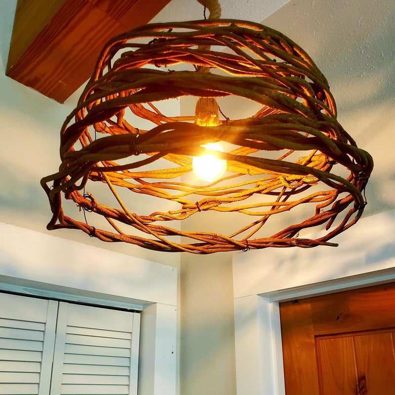 Rustic Farmhouse Kitchen Ceiling Light - Etsy