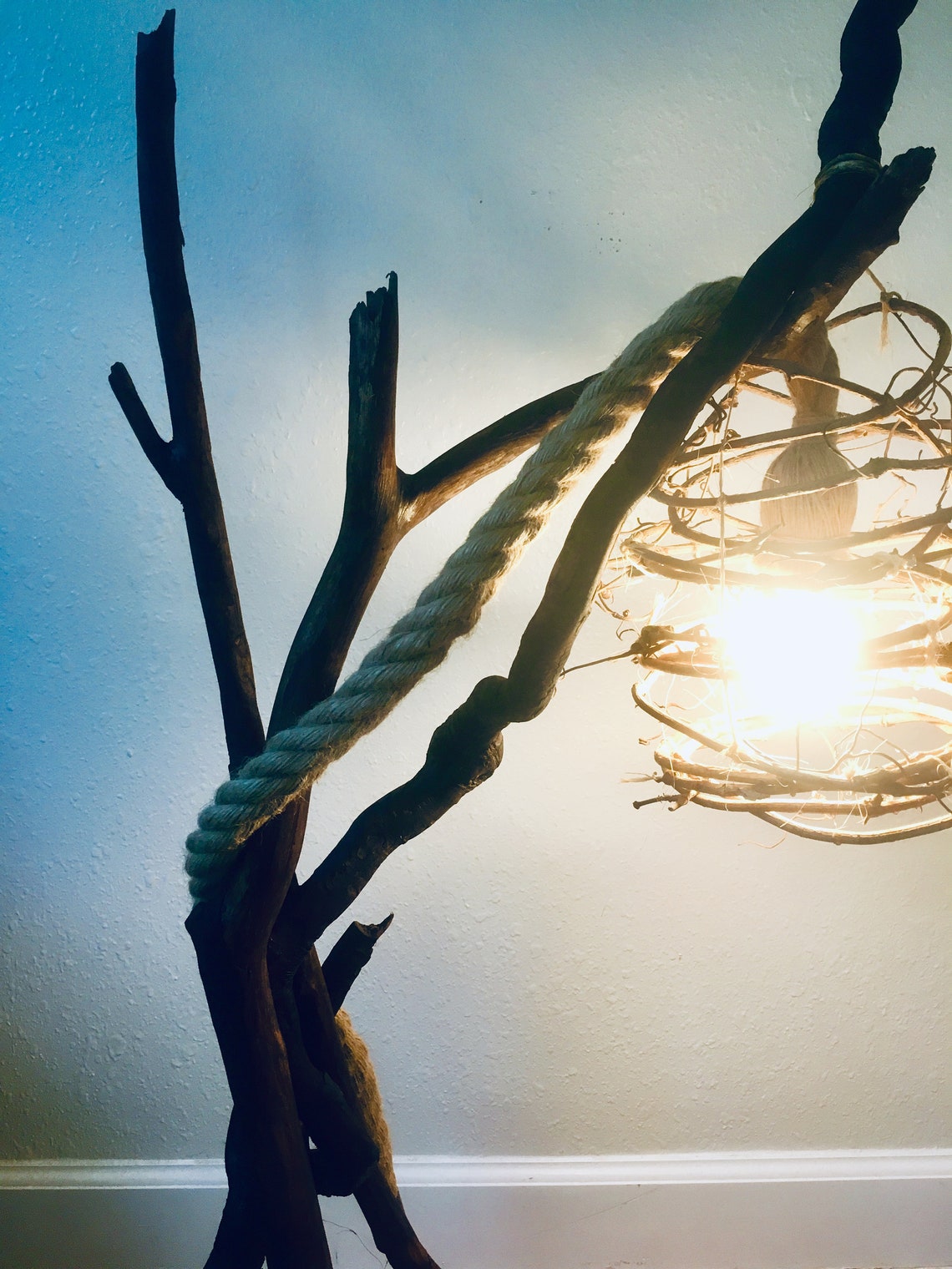 Rustic Lamp Shade Rustic Chandelier Bedroom Lantern - Etsy