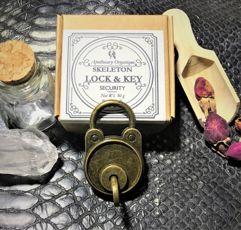 Skeleton Key Lock & Key Vintage Style Working Set - Etsy