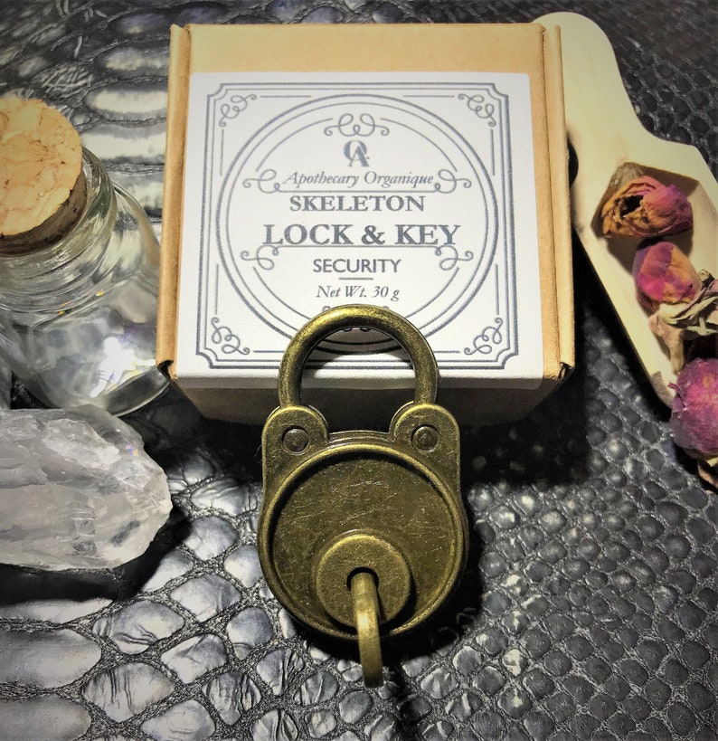 Skeleton Key Lock & Key Vintage Style Working Set - Etsy