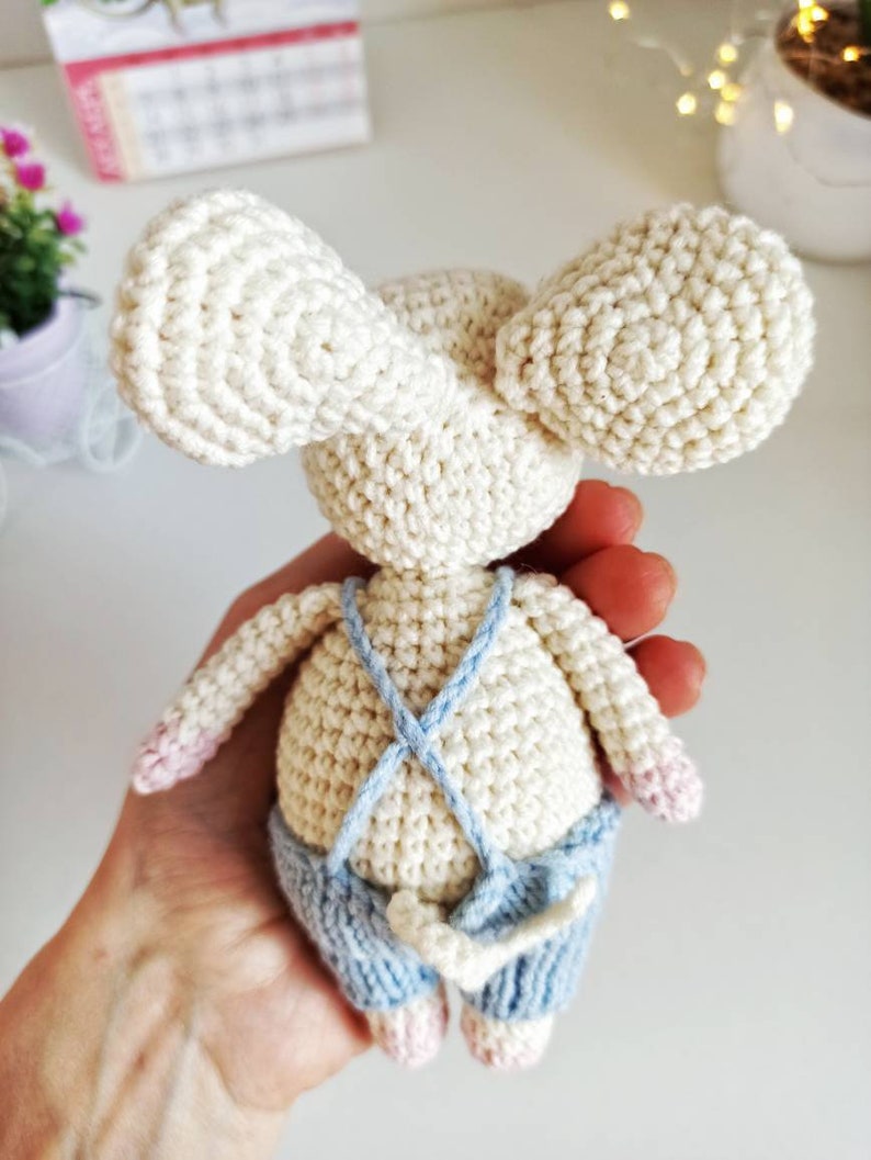 Cute Mice Toys in Clothes Mouse Boy in Overalls Stuffed | Etsy