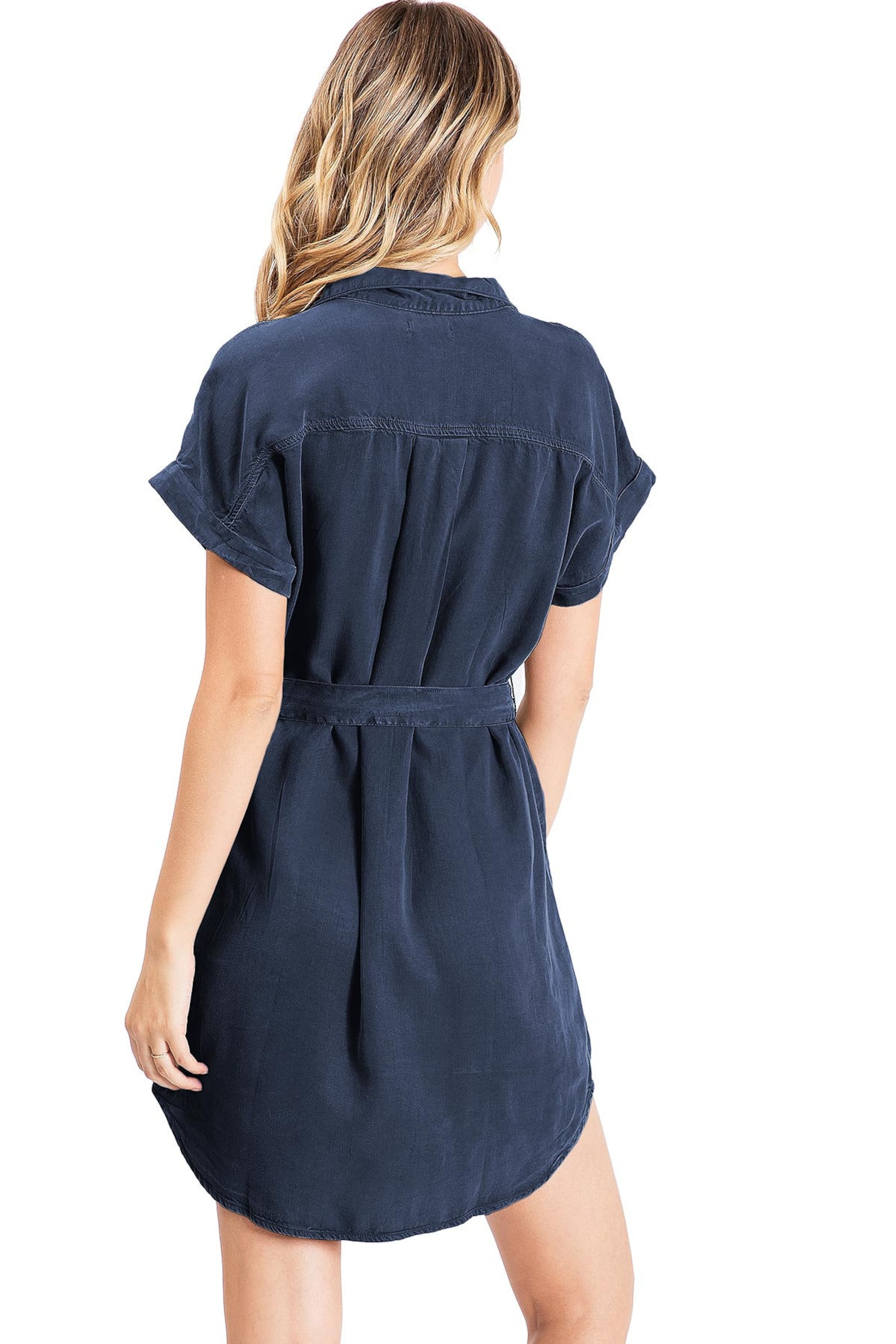 Womens Collared Button Down Dress Shirt Open Front Tunic Top - Etsy