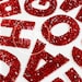 Rhinestone Iron on Letter Patches: DIY Beaded Alphabet - Etsy