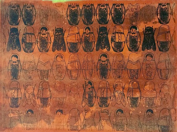 Aggressor Progression // Lithograph Print - Etsy