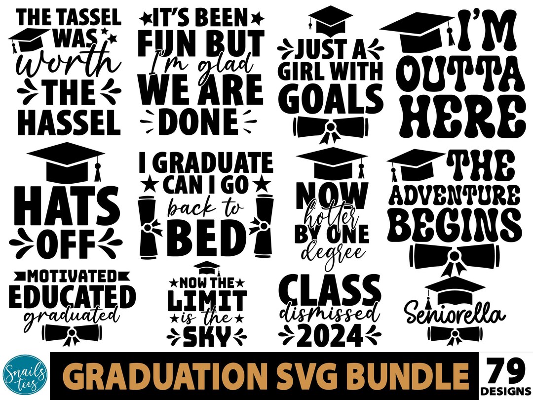Graduation SVG Bundle, Class of 2025 Svg, Proud Graduate 2025 SVG ...