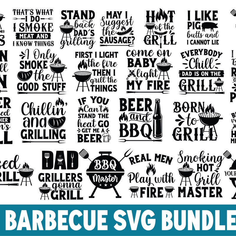 Bbq Svg - Etsy